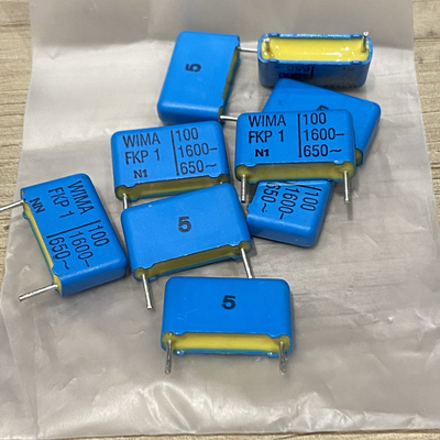 WIMA威马音频发烧电容器1600V100PF 101 P15MM 铜脚蓝色校正