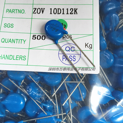 ZOV氧化锌压敏电阻器10D112K 1100V 直径10MM 突波吸收器