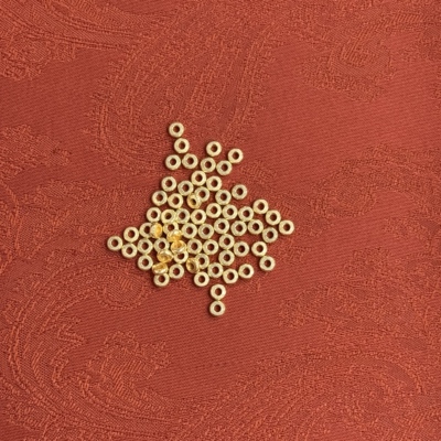 【店铺专属】18k金圆形隔片（3mm）【WT0389】不脱模