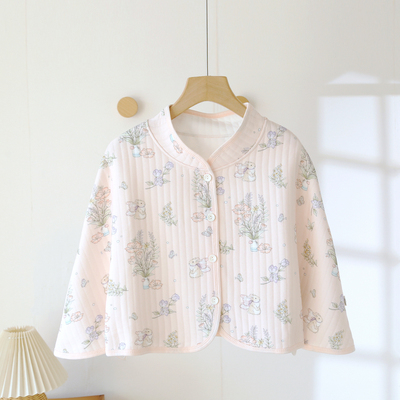 纯棉月子披肩保暖防风喂奶