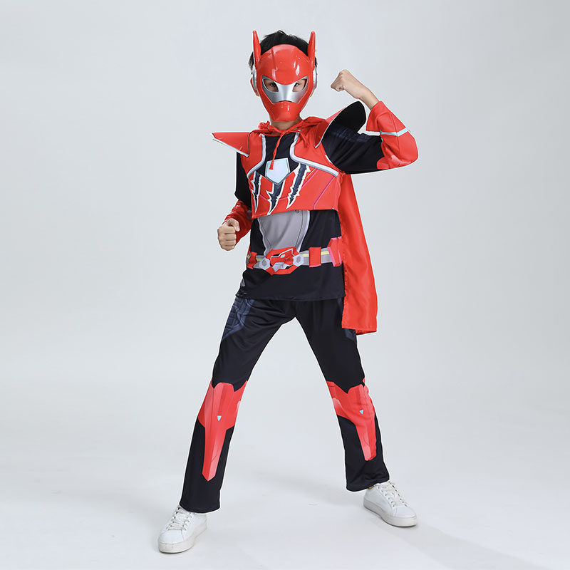 迷你特工队衣服儿童铠甲勇士服装特工队恐龙力量表演服万圣节套装
