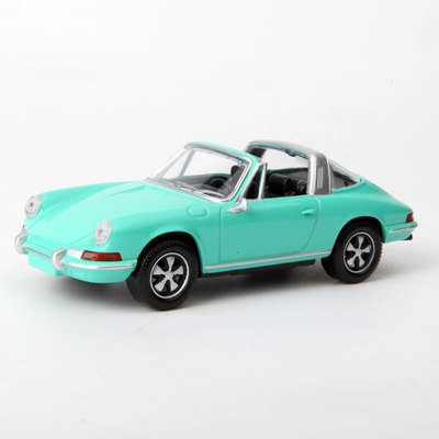 NOREV 1/43 保时捷Porsche 911 Targa 1969合金模型绿色不可开门