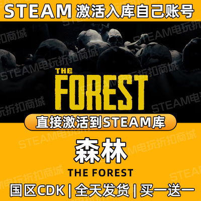 【森林/迷失森林】Steam游戏入库CDK国区全DLC激活入库PC