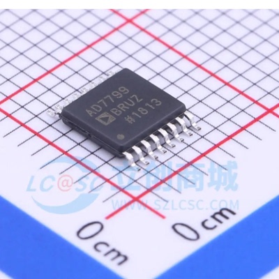 原装正品 AD7799BRUZ-REEL TSSOP-16 24位Σ-Δ模数转换器(ADC)