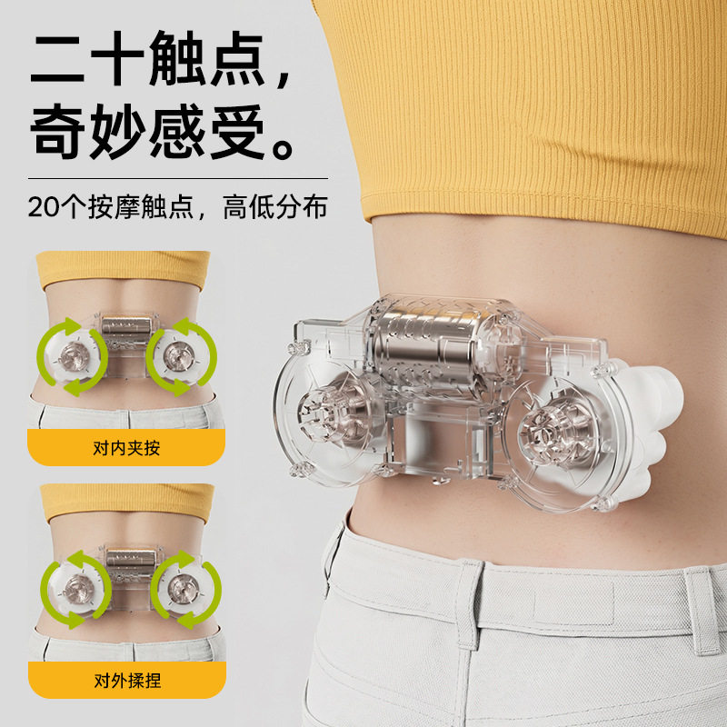 肩颈按摩枕腰部背部颈椎按摩器多功能家用恒温热敷揉捏按摩仪颈枕