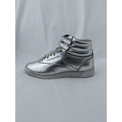 锐步 Reebok Freestyle Hi Metallic Silver 女高帮休闲鞋 BS9944