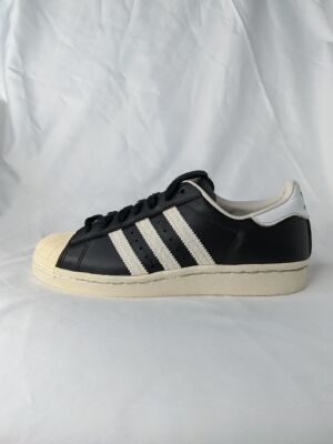 ADIDAS SUPERSTAR 80s 女子复古贝壳头 G61069 左右脚色差处理