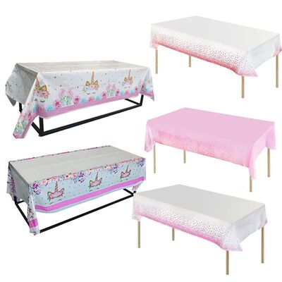 Unicorn Birthday Party Decoration Kids Tablecloth Disposable