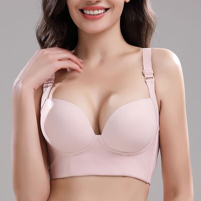 Women's plus size underwire bra 女士大码无钢圈文胸