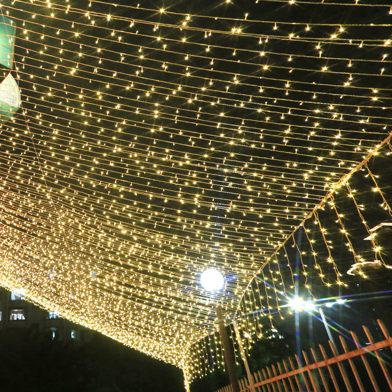 常亮24v低压公母接灯串彩灯闪灯串灯满天星灯串亮化工程户外防水_虎窝淘