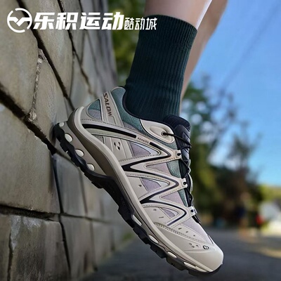 乐积运动 SALOMON萨洛蒙XT-QUEST 复古卡其低帮复古跑步鞋 474790