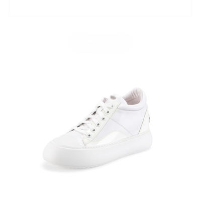 8.5cm超轻厚底内增高小白鞋