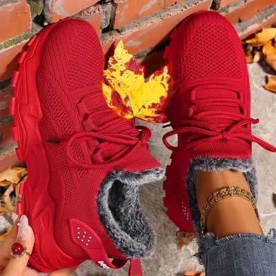 Winter Women Short Plush Warm Snow Boots Casual Shoes 雪地靴