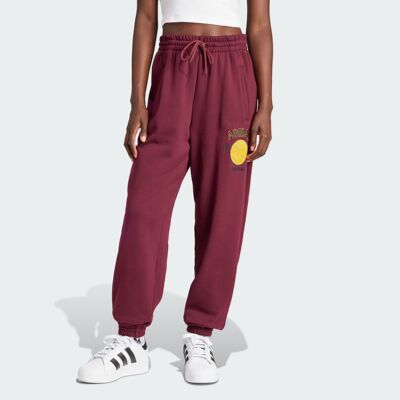 Adidas/阿迪达斯 女子三叶草束脚宽松运动长裤 IL2449