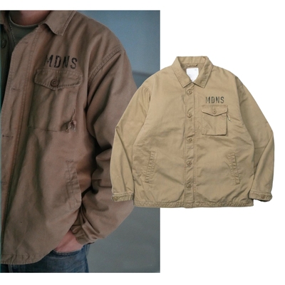 25新款！现货MADNESS A-2 甲板夹克 余文乐同款秋冬加厚棉服外套