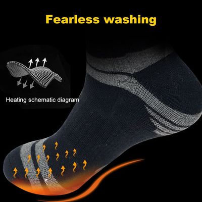 USB Electric Heated Skiing Socks Unisex Washable Thermal Ins