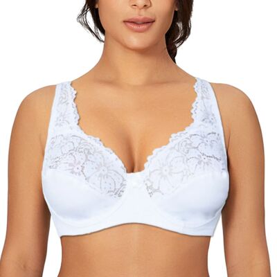 Bras For Womens Lingerie Top Female Lace Bra Underwire Plus