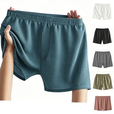 Mens Aro Pants Ice Silk Cool-Feeling Loose Breathable Boxer