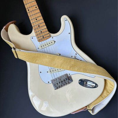 复古姜黄灯芯绒吉他背带GIGFORU