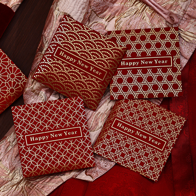 通用红包复古小号新年烫金利是封个性创意马年专用压岁包2026定制