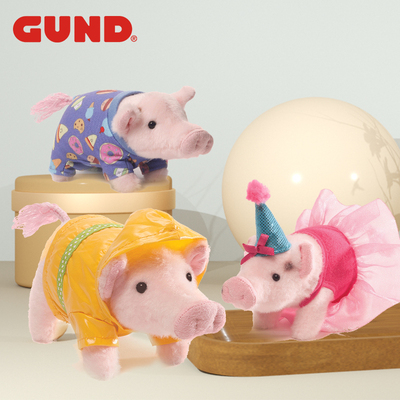 婚庆礼物送新人GUND小猪公仔