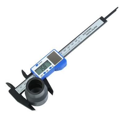 Solar digital caliper 0-150mm PA66 plastic vernier caliper