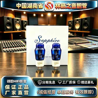 原厂直发 LINLAITUBE/林籁之音6SN7喷蓝碳电子管代6N8P/CV181胆管