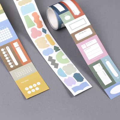 韩国paperian异形形状贴纸