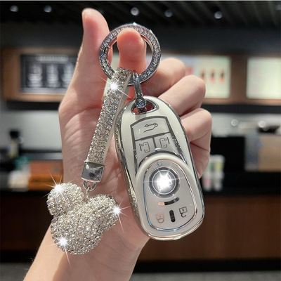 适用于新款别克GL8车钥匙套ES陆尊653T电动门胖头鱼艾维亚壳扣包