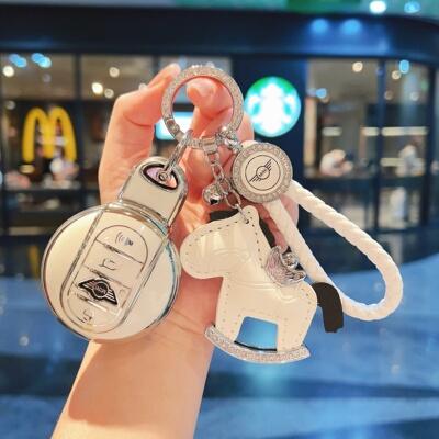 适用于宝马mini钥匙套迷你countryman壳cooperf54f55f56F60男女壳