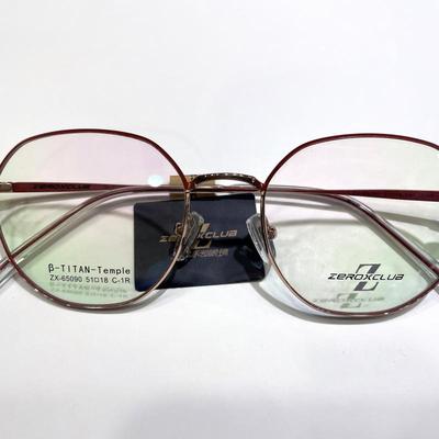 皇家乐园眼镜架 ZEROXCLUB/B钛简约时尚复古男女眼镜框 ZX-65090