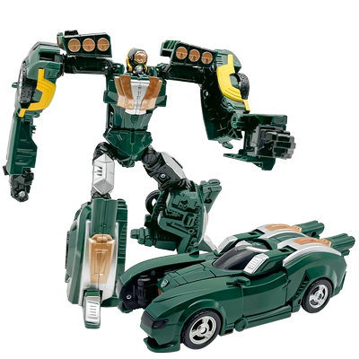 大号咖宝车神变形机器人金刚队长