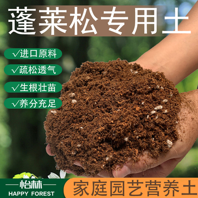 蓬莱松专用土营养绿植盆栽酸性