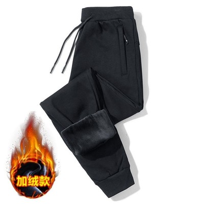 男士裤子2025新款今年流行爆款冬男生冬装大学生短腿直筒式修身