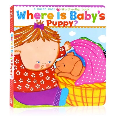 宝宝的小狗在哪里英文原版绘本