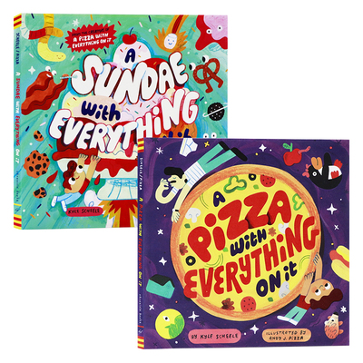 食物主题美食绘本2册英文原版