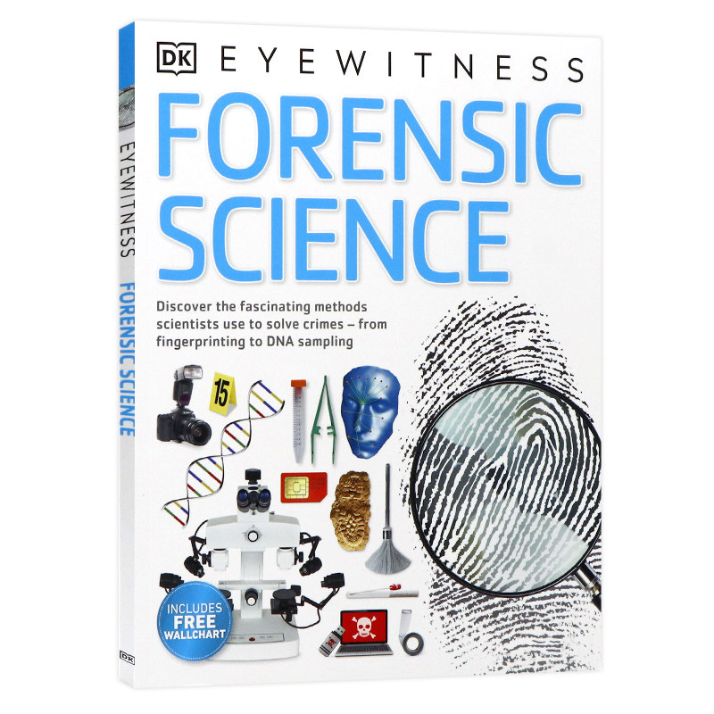 DK目击者系列 司法鉴定学 英文原版 DK Eyewitness Forensic Science 青少年科普读物法医学参考资料进口英语原版书籍