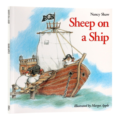 小羊在船上英文原版绘本