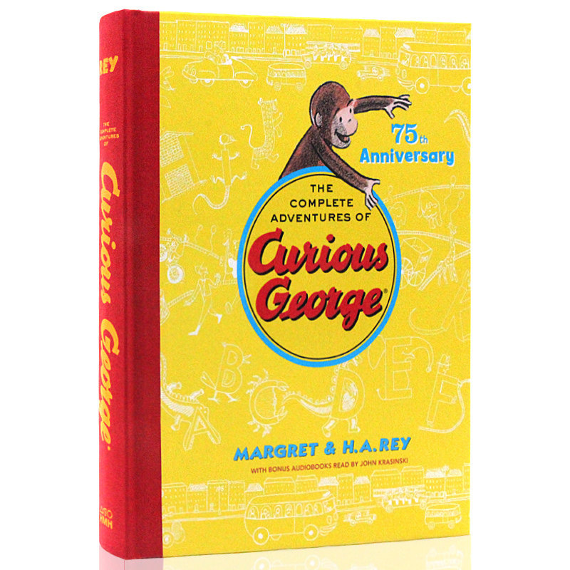 好奇猴乔治故事全集英文原版绘本The Complete Adventures of Curious George: 75th Annive ...