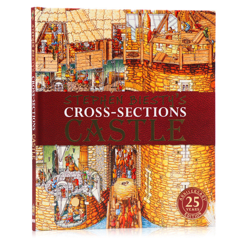 DK不可思议的大剖面城堡的秘密 Stephen Biesty’s Cross-Sections Castle英文原版科普百科史蒂芬贝斯迪精装大 ...