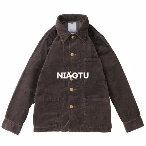NIAOTU 20ss三袋灯芯绒水洗工装夹克外套男 余文乐 非visvim dcdt