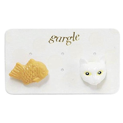 gargle动物鲷鱼烧耳饰品