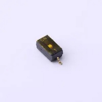DSHP01TSGER 1.27mm 1位贴片拨码开关(S脚) SMD,P=1.27mm 拨码开