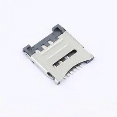 HYCW298-SIM06-150B 翻盖式 MicroSIM卡 卡座 SMD SIM卡连接器
