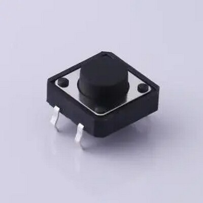 TS-1003-BR06016 12*12*6mm 直插 轻触开关 插件-4P,12x12mm 轻触