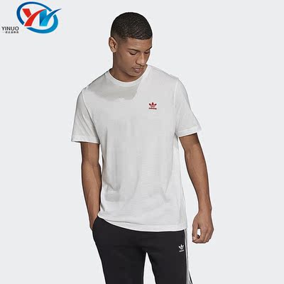 阿迪达斯三叶草男子运动短袖T恤