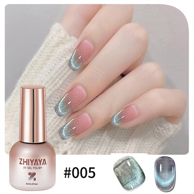 Cat Magnetic Gel Nail Polish Semi Permanent Dynamic Glitter