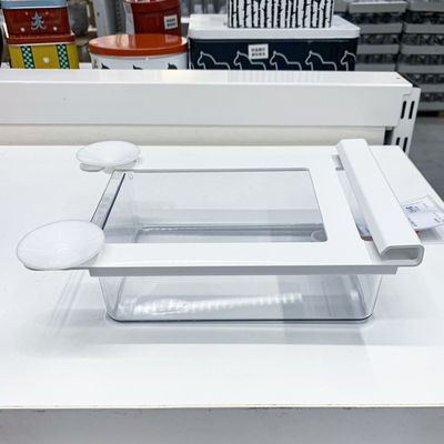 IKEA/宜家收纳筐附盖储物盒透明