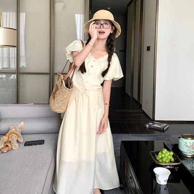甜女美温柔身裙两件肉套夏韩版高级感小个子气d058-022质时尚显瘦