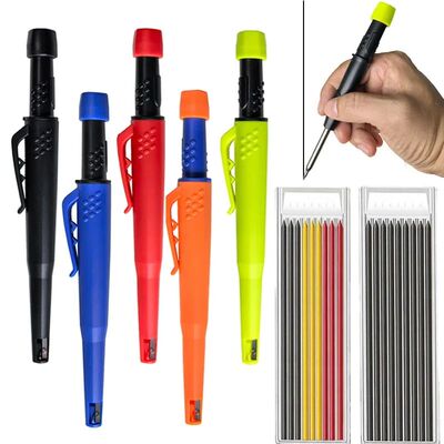 5 Colors 2.8mm Woodworking Mechanical Pencil Comes with Penc
